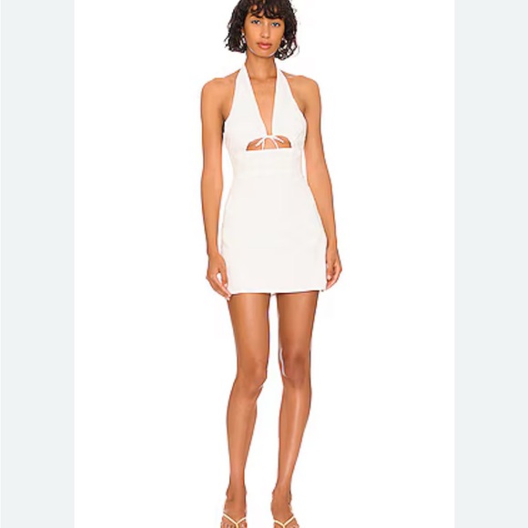 REVOLVE | Dresses | Revolve More To Come Samantha Mini Halter Dress ...